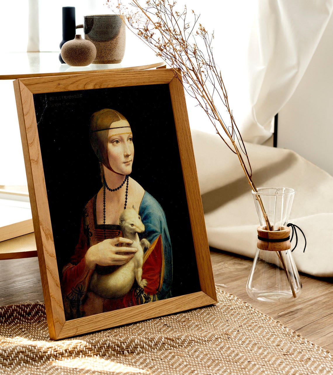 Lady With an Ermine - Leonardo Da Vinci | Reproduction Print ...