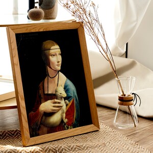 Lady With an Ermine - Leonardo Da Vinci | Reproduction Print ...