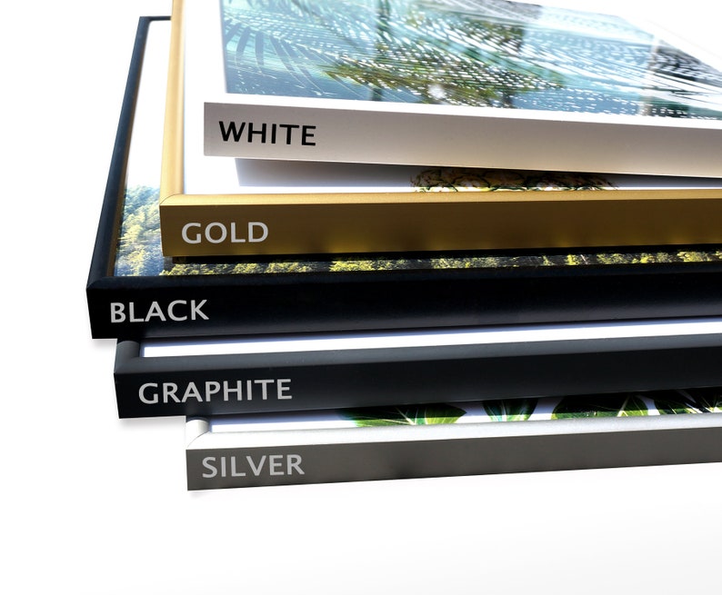 A1 Frame / Aluminum / Colors: Black White Graphite Silver | Etsy