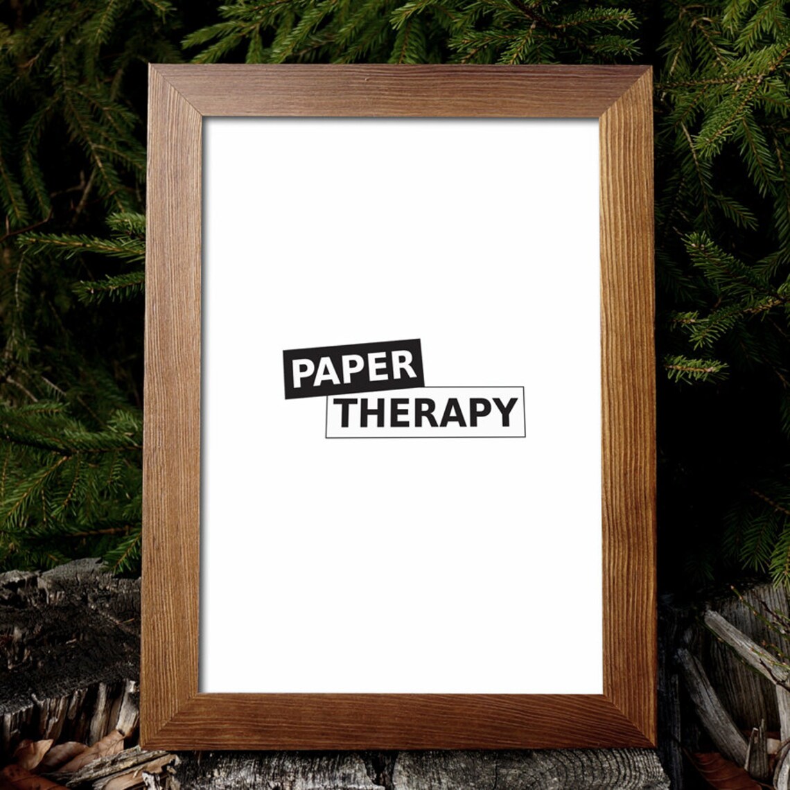 Natural Wood Frame 3 Colors: Natural Black Walnut. Any - Etsy