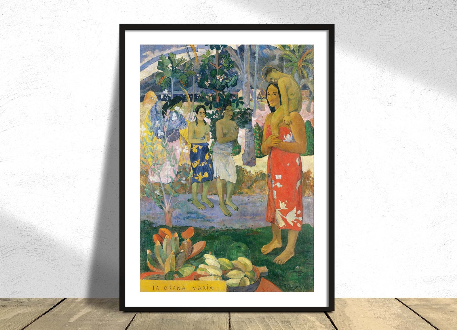 Hail Mary (ia Orana Maria) - Paul Gauguin | Post-impressionism Art ...