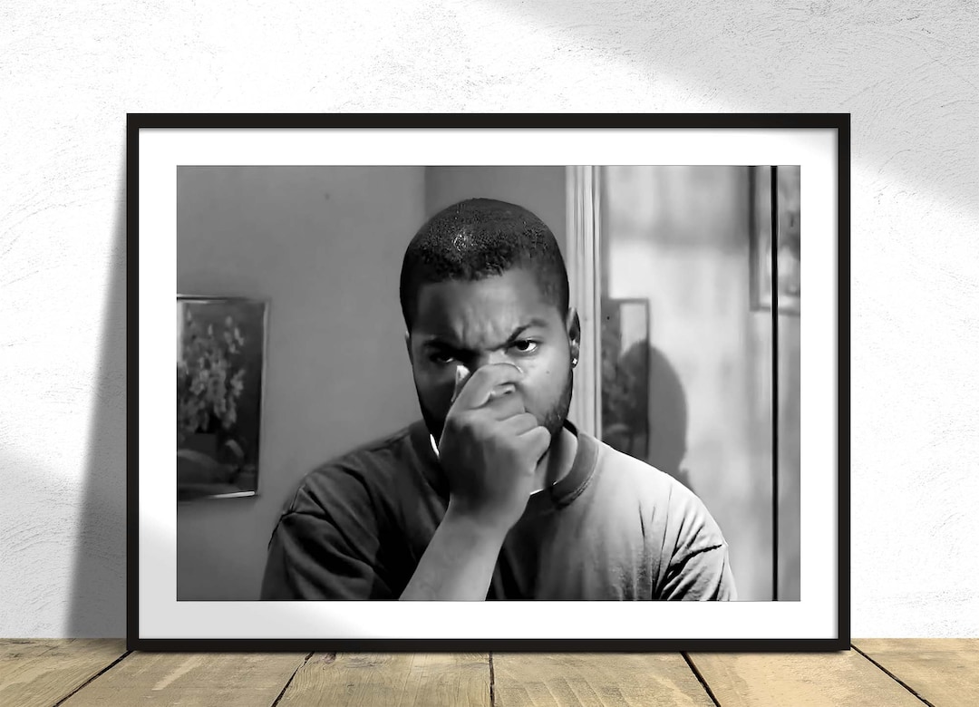 Friday Movie Poster B&W Bathroom Scene - Black and White Poster - Funny ...