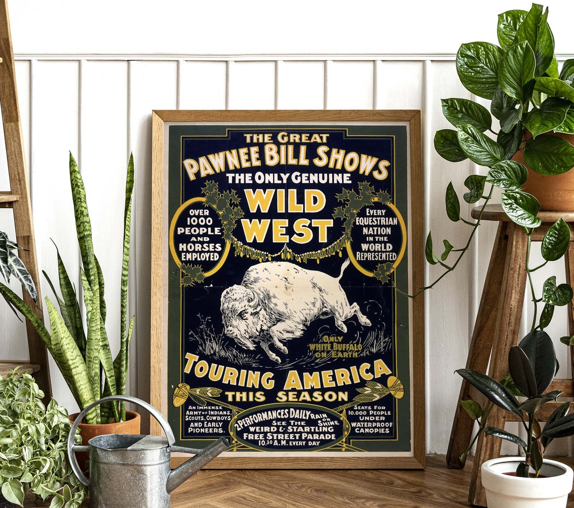 The Great Pawnee Bill Shows. the Only Genuine Wild West. Touring ...