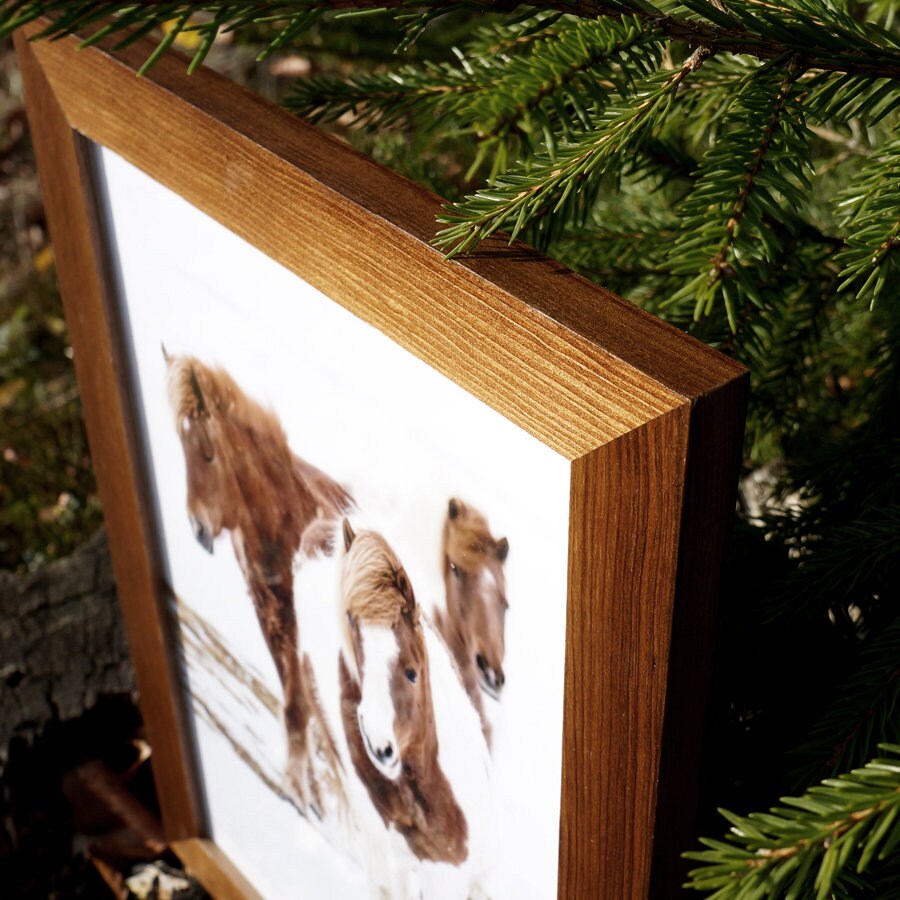 Basic Simple Wood Frame for Poster Photography. in 4 Colors: Natural ...