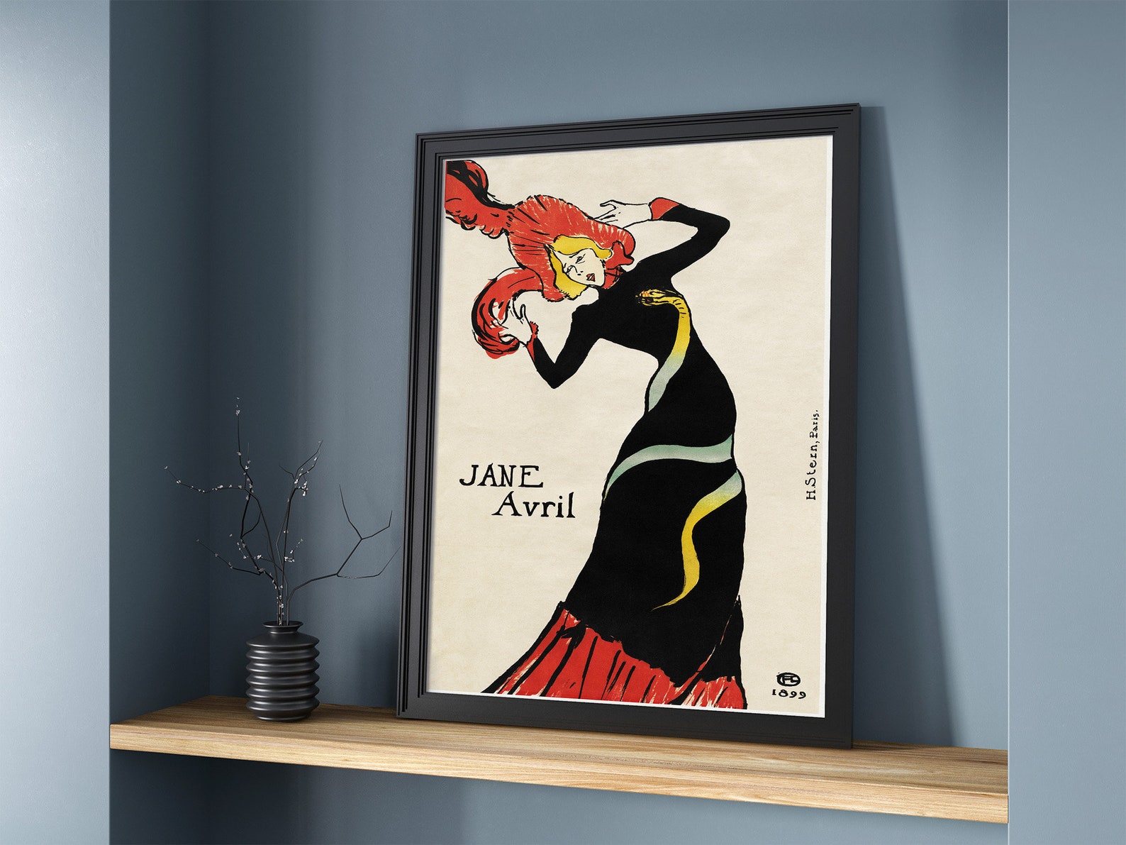 Jane Avril - Henri De Toulouse–lautrec | Vintage Print, Poster ...