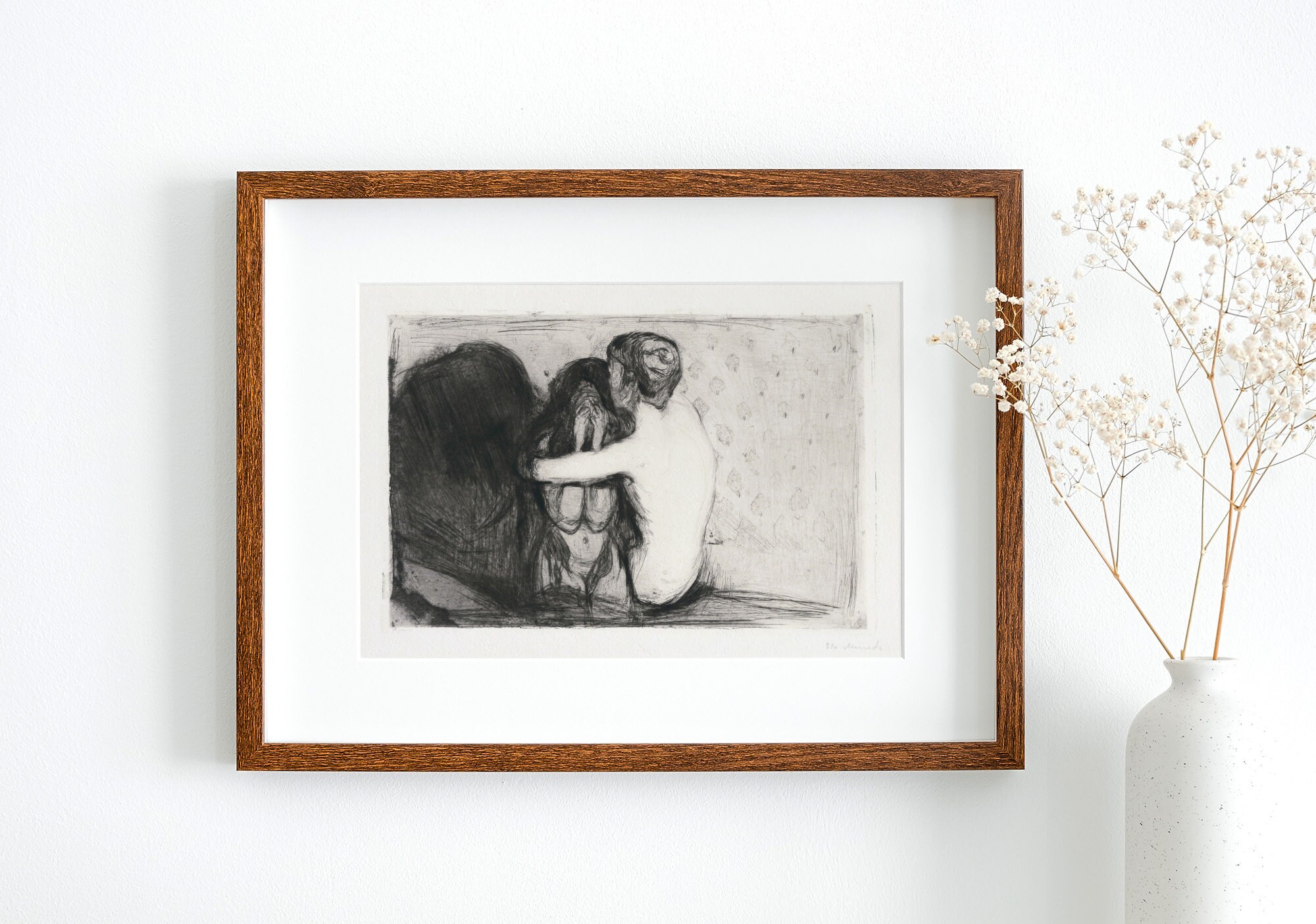 Consolation Edvard Munch Poster Reproduction Old - Etsy