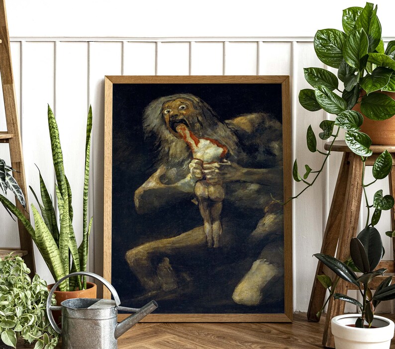 Saturn Devouring His Son - Francisco Goya | Classic Art, Reproduction ...
