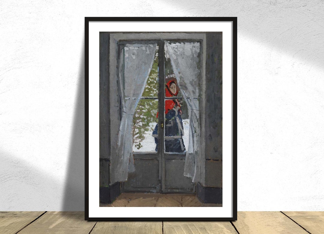 The Red Kerchief - Claude Monet | French Impressionist, Woman Print ...