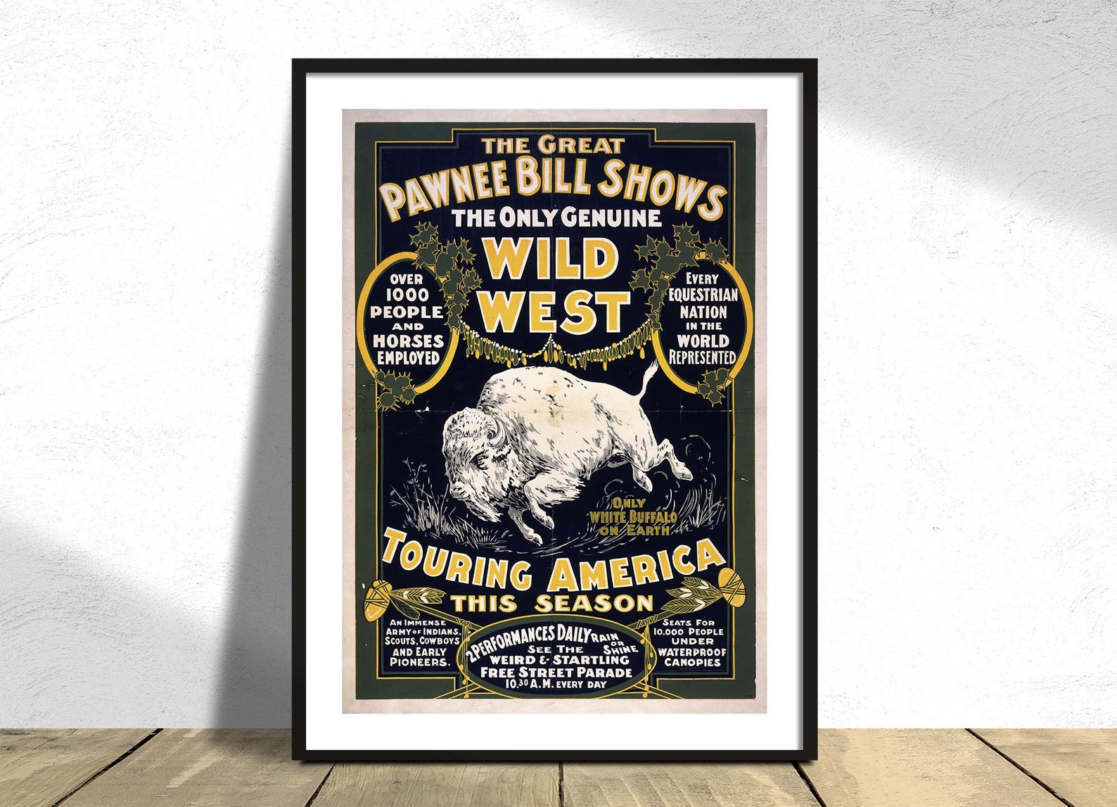 The Great Pawnee Bill Shows. the Only Genuine Wild West. Touring ...