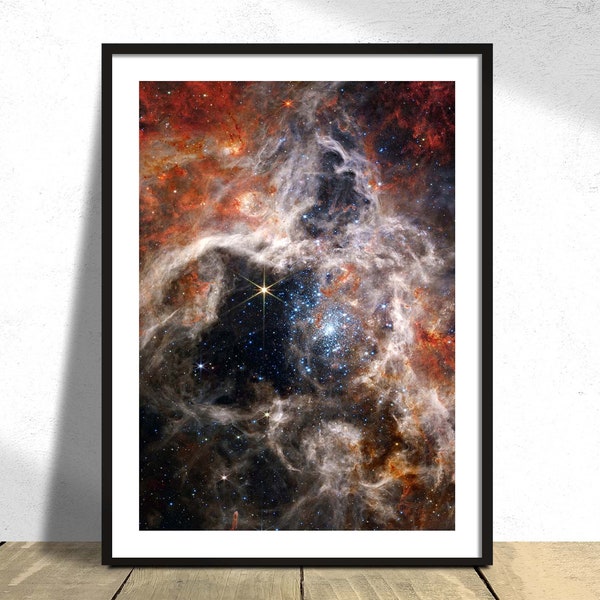 Retro Space Poster - Etsy