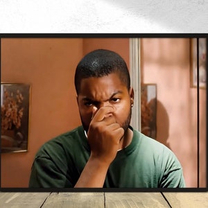 Friday Movie Poster Bathroom Scene - Black and White Poster - Funny ...