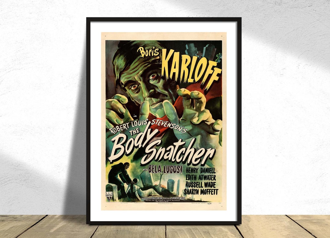 The Body Snatcher 1945 Film Poster Advertisement Print Theatrical Poster Old