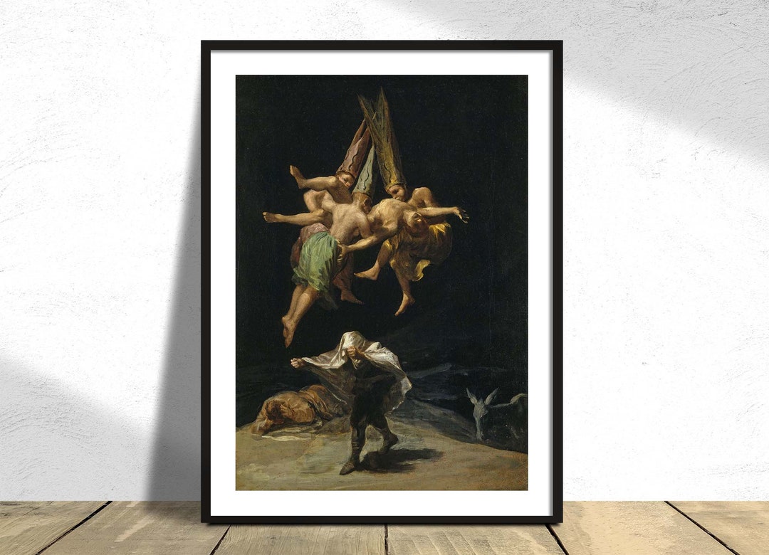 Witches - Francisco Goya | Classic Art, Reproduction Print, Retro ...