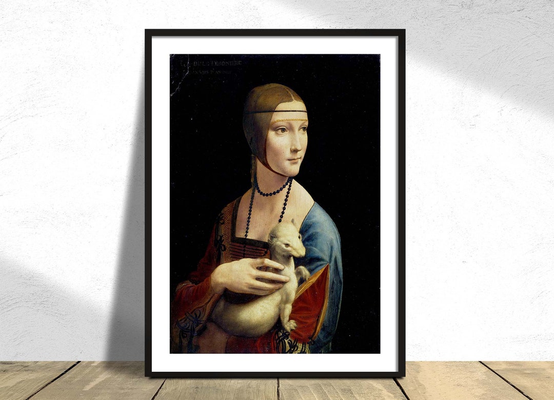 Lady With an Ermine - Leonardo Da Vinci | Reproduction Print ...