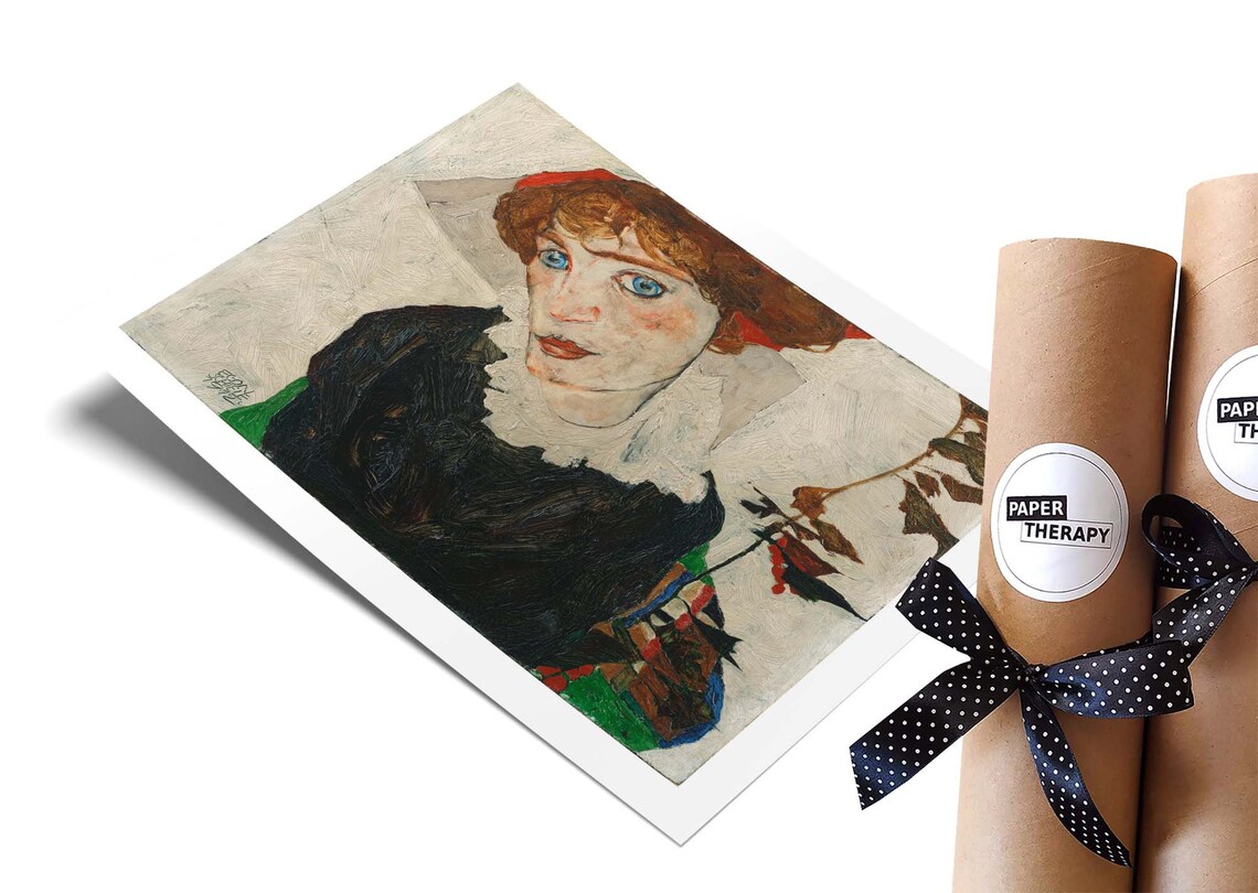 Portrait of Wally - Egon Schiele | Austrian Expressionism Style ...