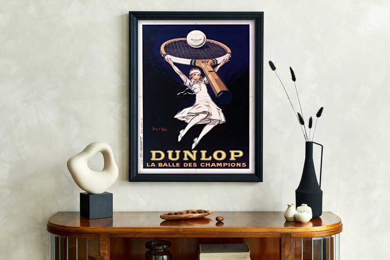 Dunlop La Balle Des Champions Jean D'ylen I Advertising - Etsy