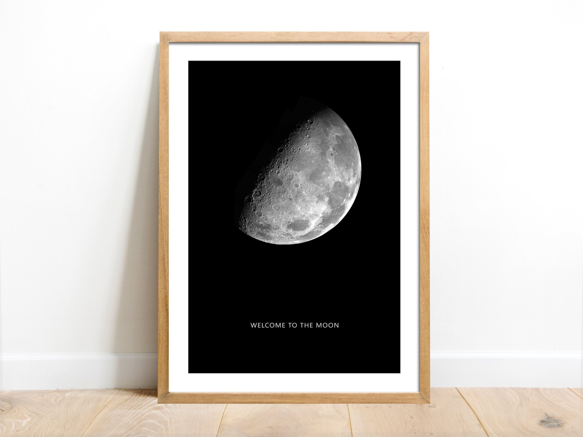 Moon poster Quote Moon photography Print Art Universe Poster | Etsy