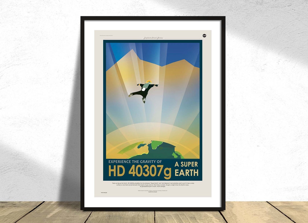 Experience the Gravity of HD 40307g A Super Earth - Poster From NASA ...