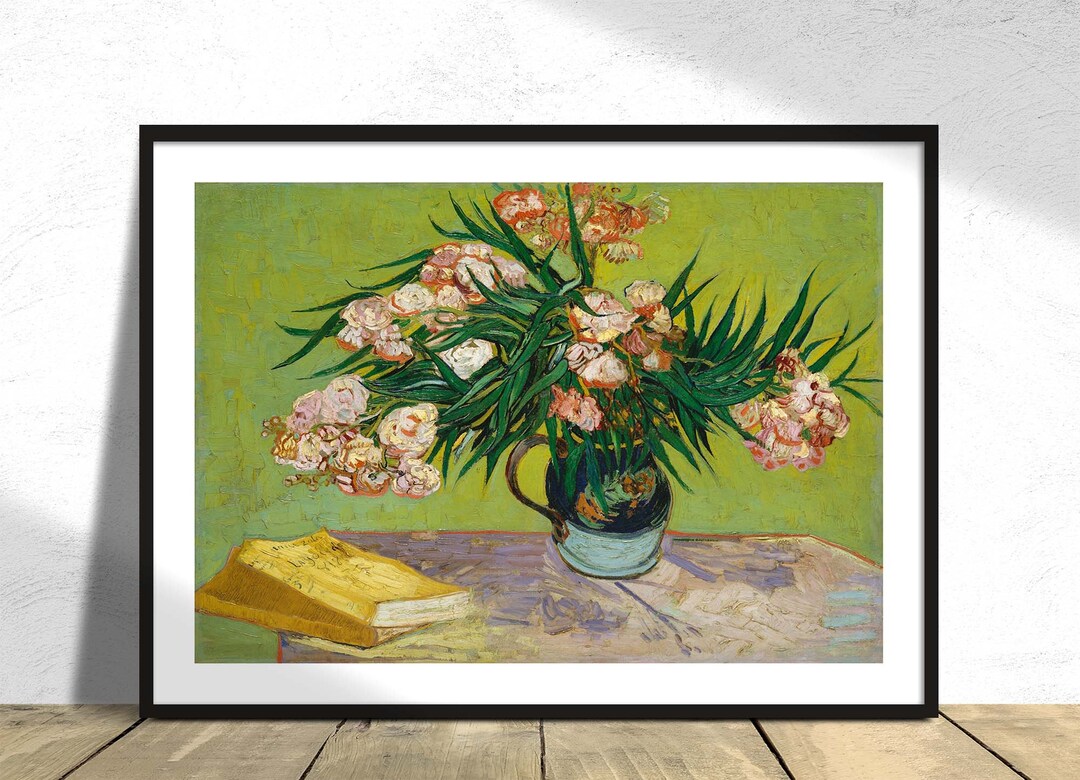 Oleanders - Vincent Van Gogh | Vintage Print, Poster Reproduction, Post ...