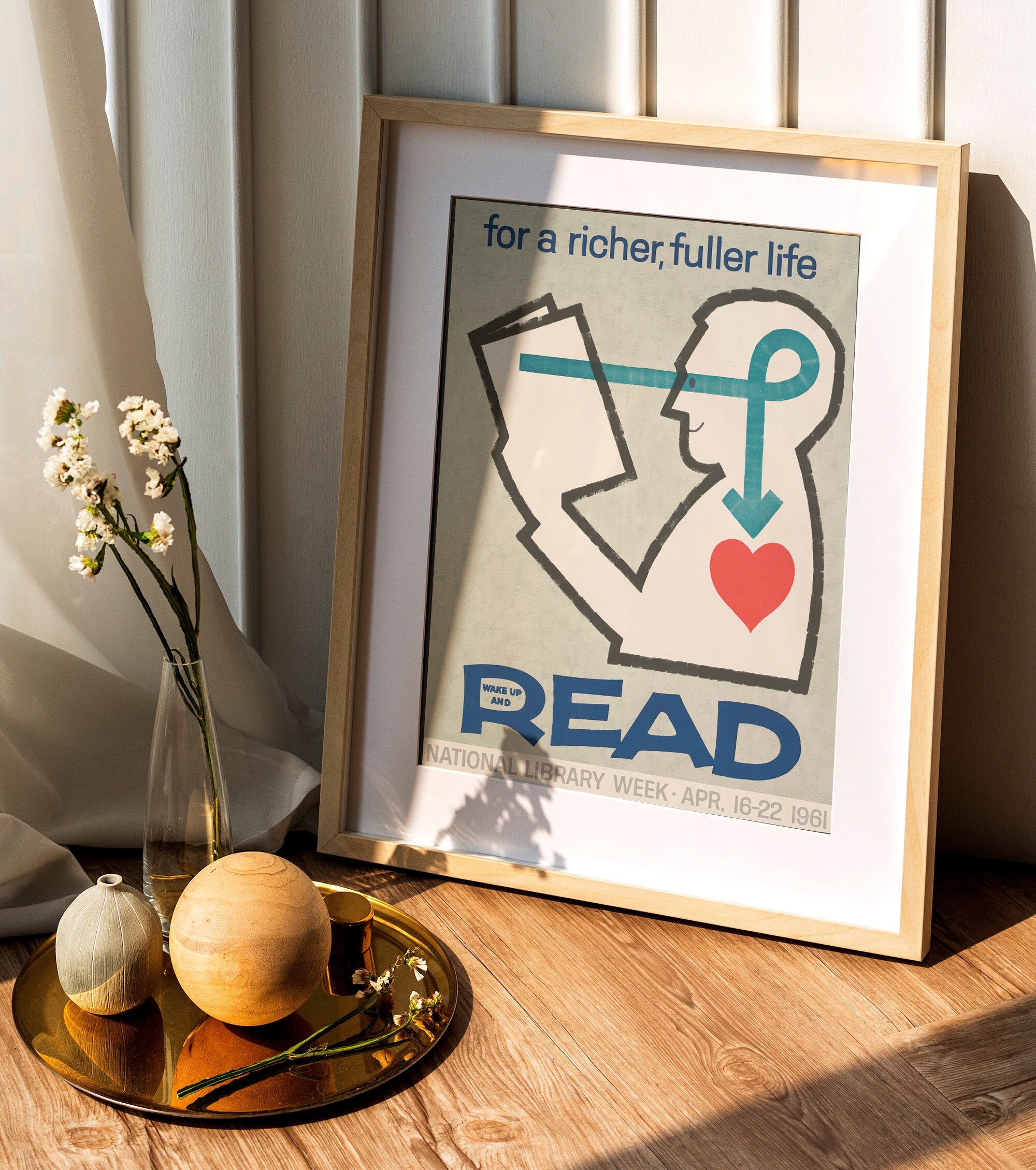 For a Richer, Fuller Life Wake up and Read. National Library Week · Apr ...