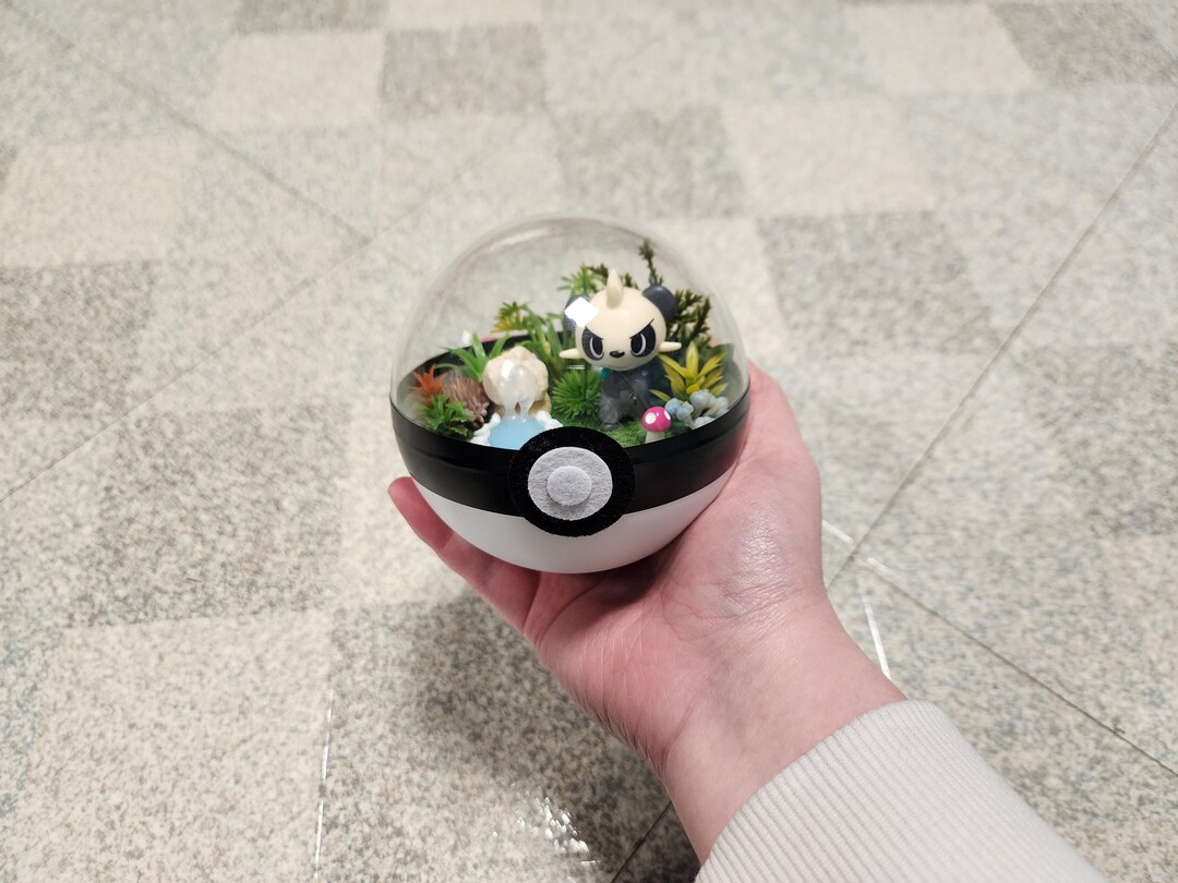 PKMN | Pancham 4" Poké Ball Terrarium - Etsy