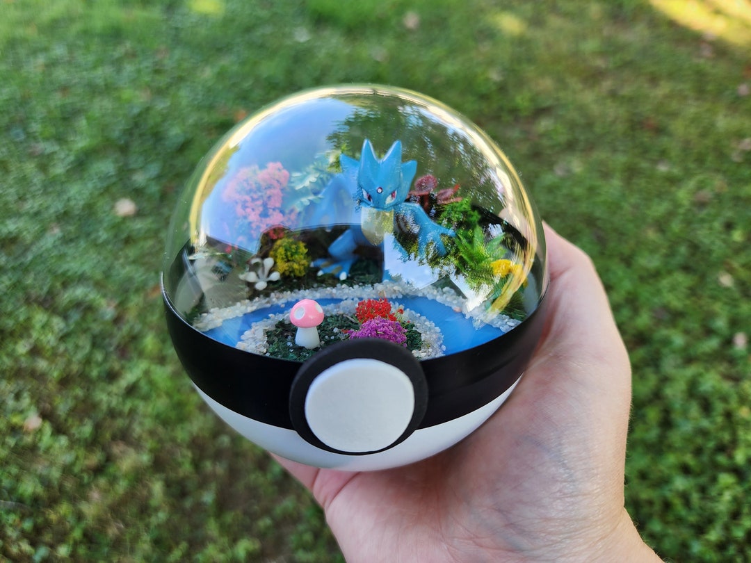 PKMN Golduck Poke Ball Terrarium - Etsy