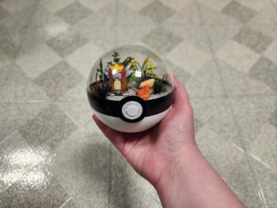 Pokepal | Entei 4" Poké Ball Terrarium - Etsy