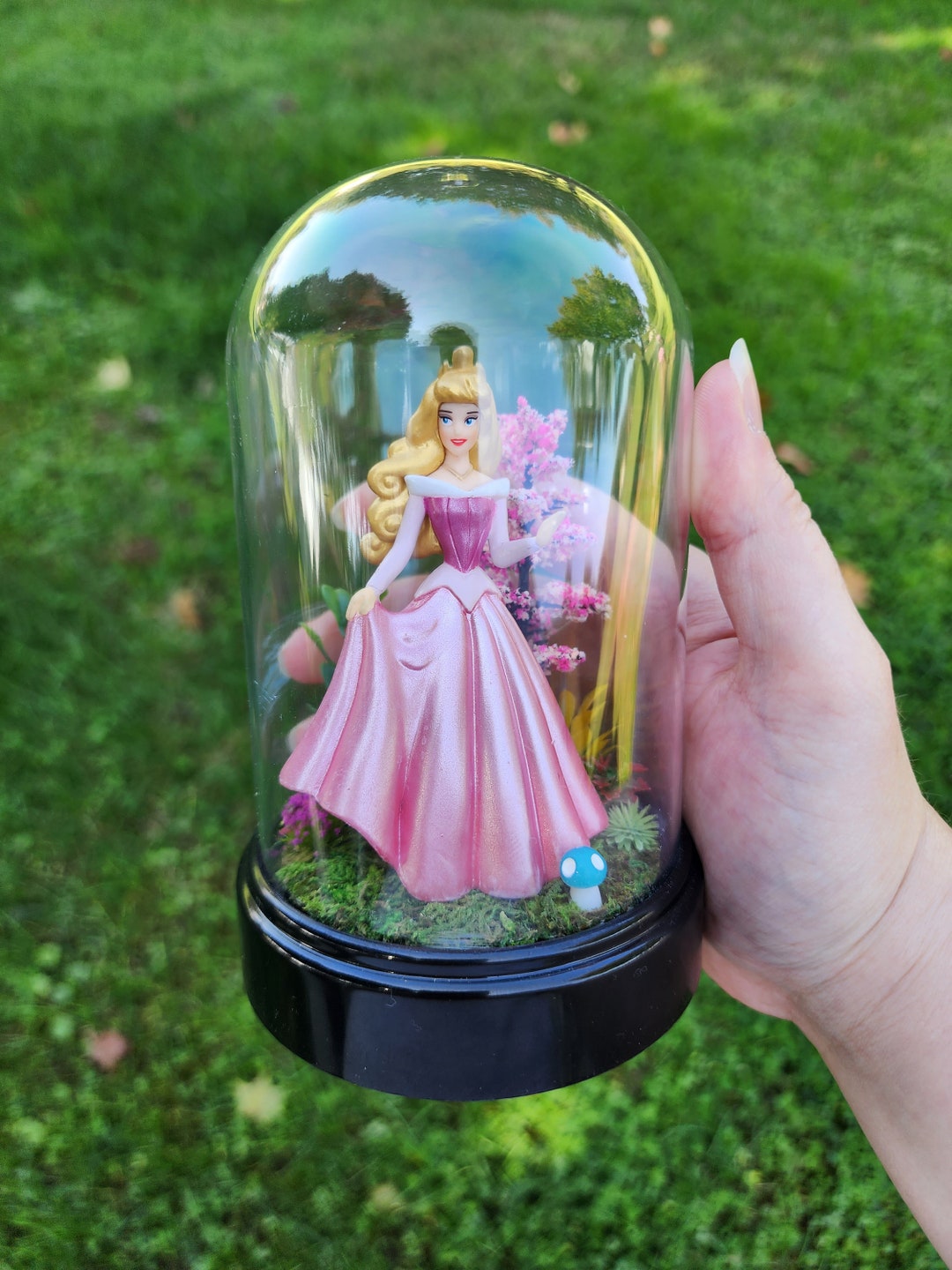 Disney Princess Aurora Dome Terrarium Sleeping Beauty - Etsy