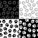 Dog Digital Paper Pack 12x12 300dpi Monochrome Dog Lover - Etsy