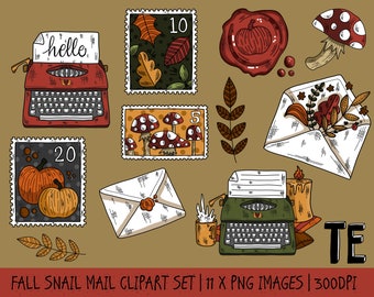 45 Doodle Happy Mail Clipart. Envelope Clipart. Personal and - Etsy