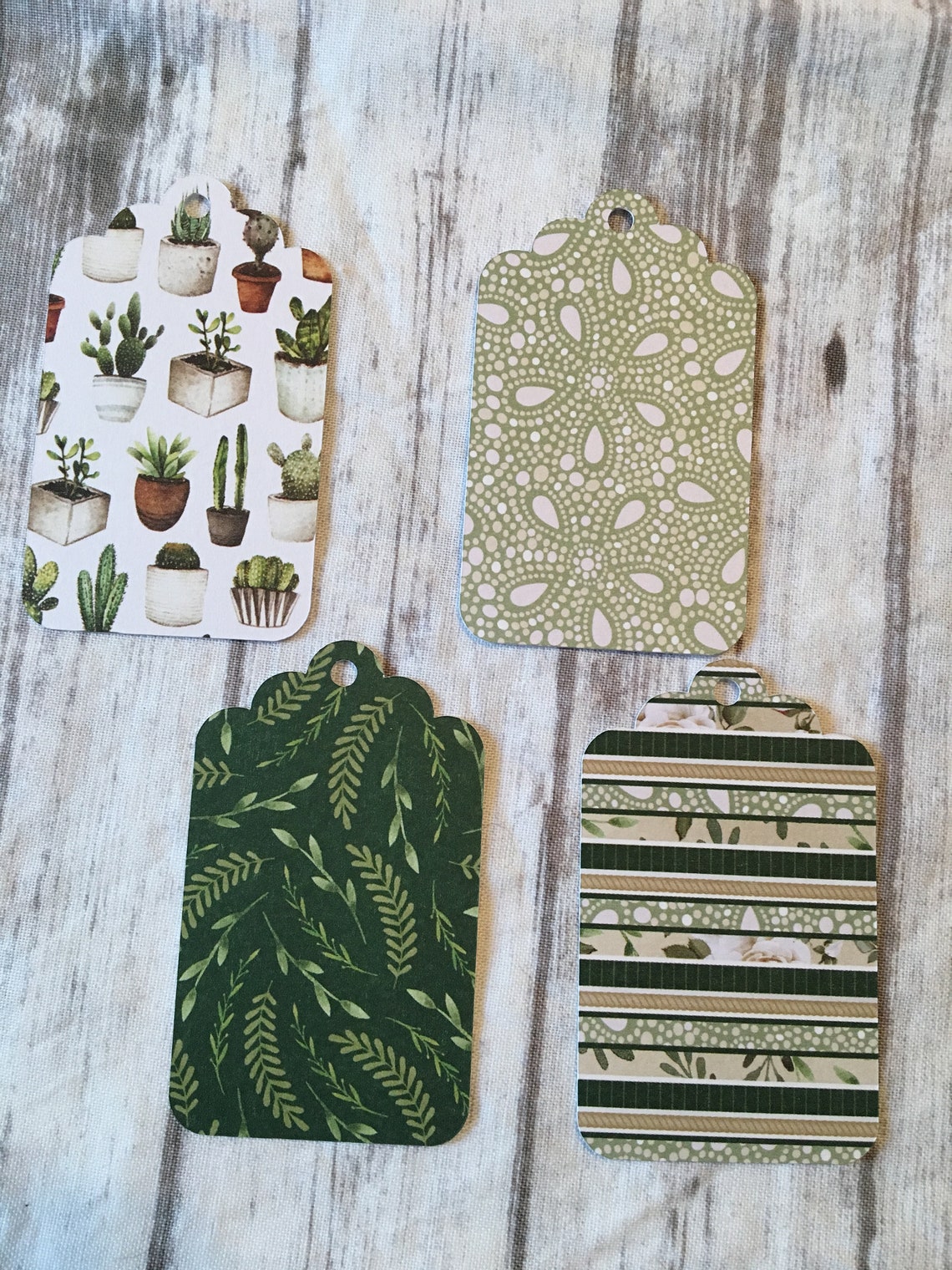 Cactus Gift Tags Set of 12 Gift Tags Price Tags Merchandise - Etsy