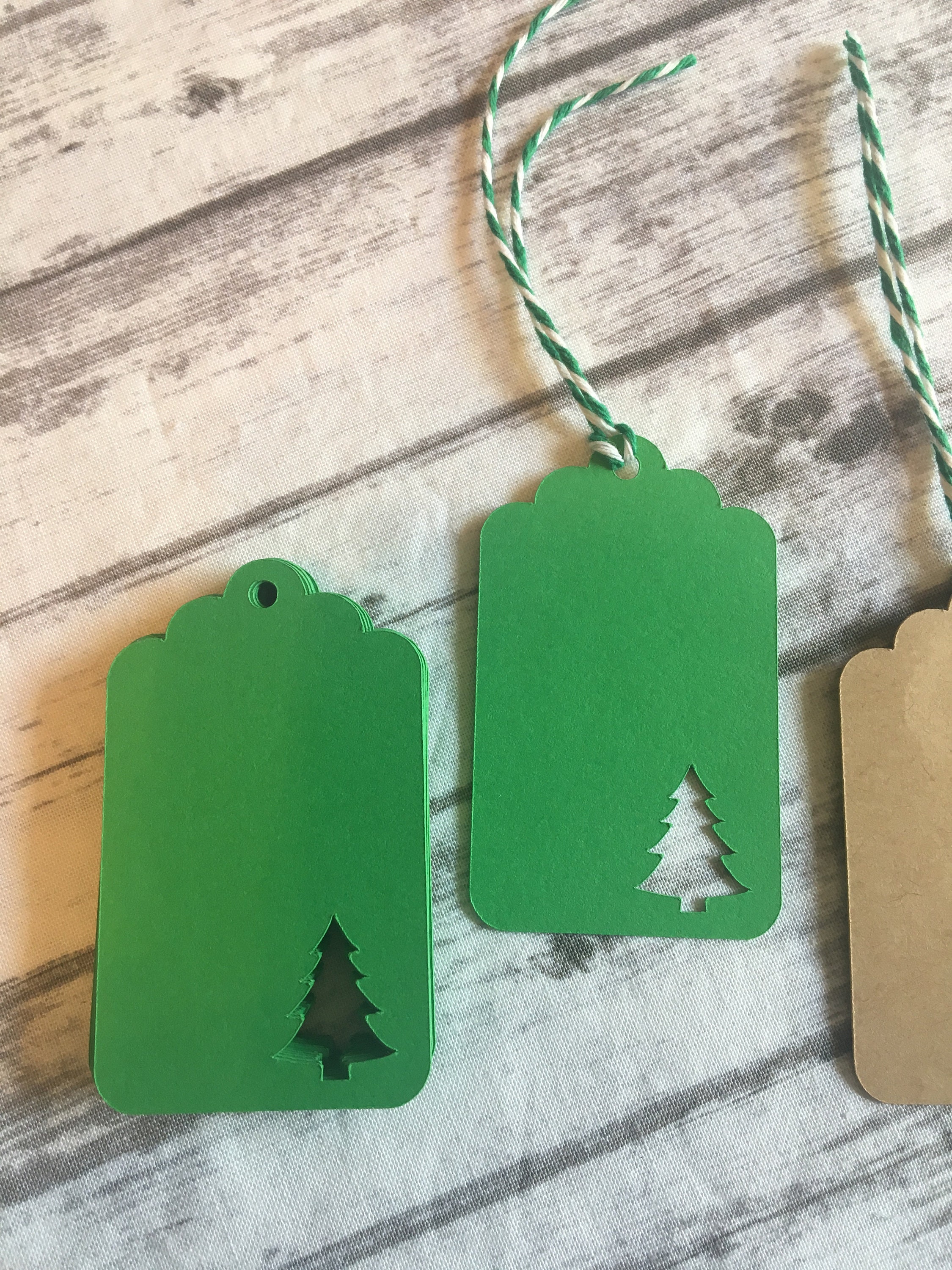 Christmas Tree Gift Tags Christmas Gift Tags Set of 24 Gift - Etsy