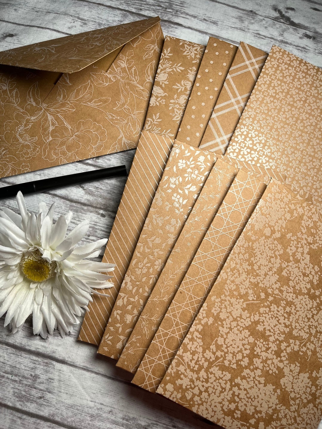 Envelopes, Note Cards, Set of 10 Envelopes, Journal Envelopes - Etsy