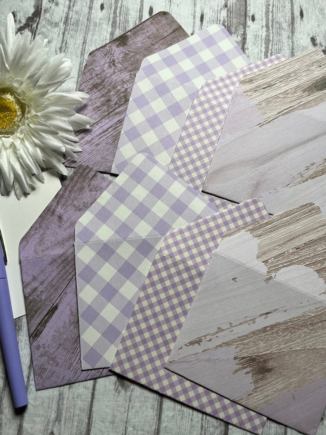 Mini Envelopes, 3x4 Note Cards, Set of 8 Envelopes, Journal Envelopes ...