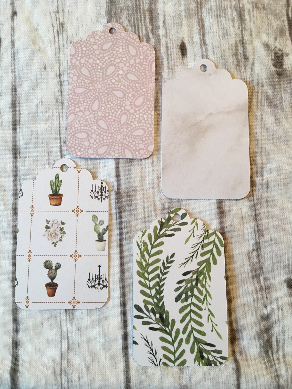 Cactus Gift Tags Set of 12 Gift Tags Price Tags Merchandise - Etsy