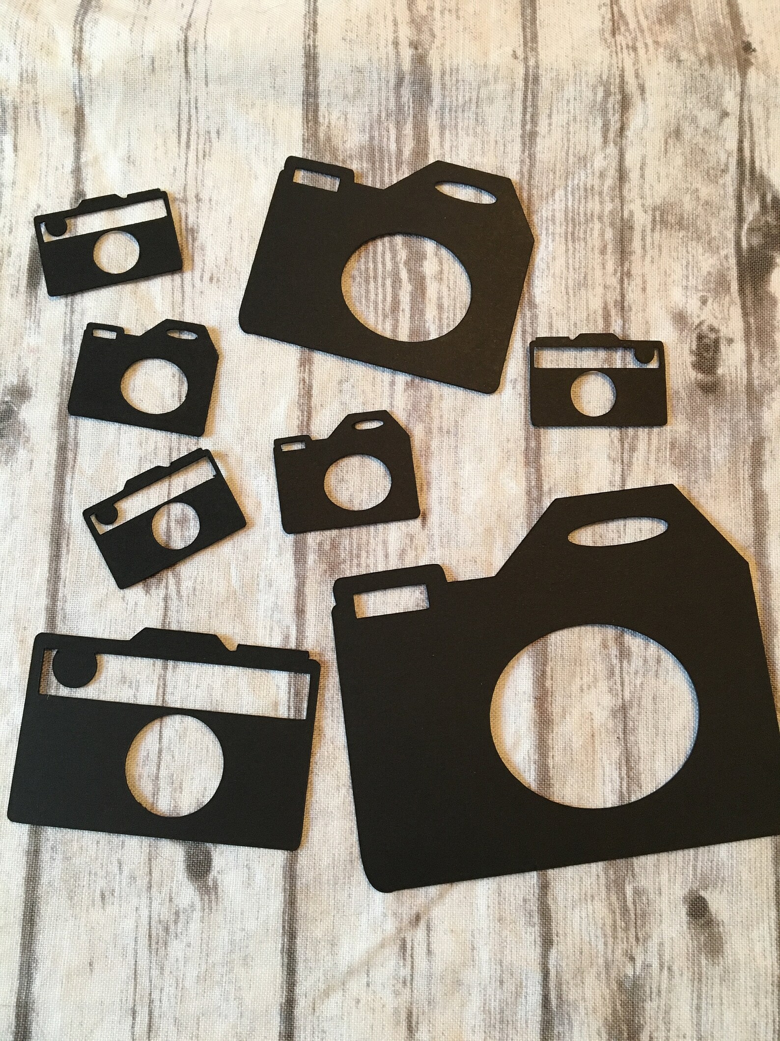 Camera Die Cuts Scrapbook Die Cuts Scrapbook Embellishments | Etsy