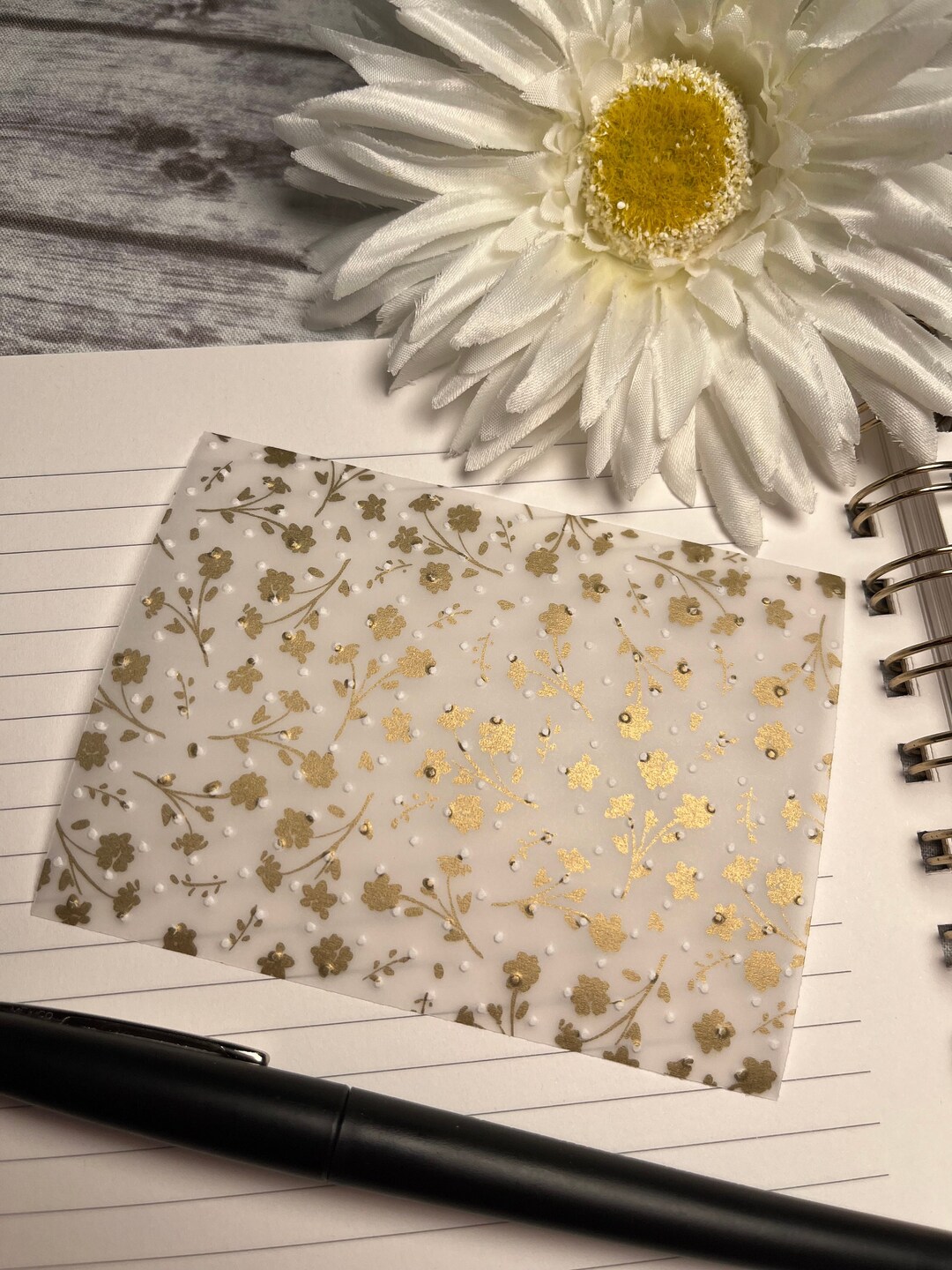 Embossed Vellum, Junk Journal Paper, 6 Count Embossed Paper - Etsy