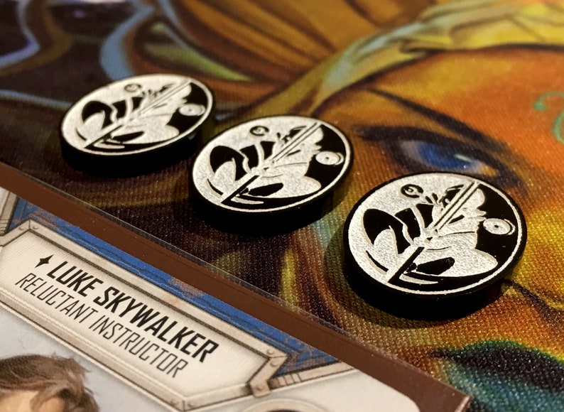 Set of 6 SW Destiny Jedi Prime Shield or Resource Tokens - Etsy