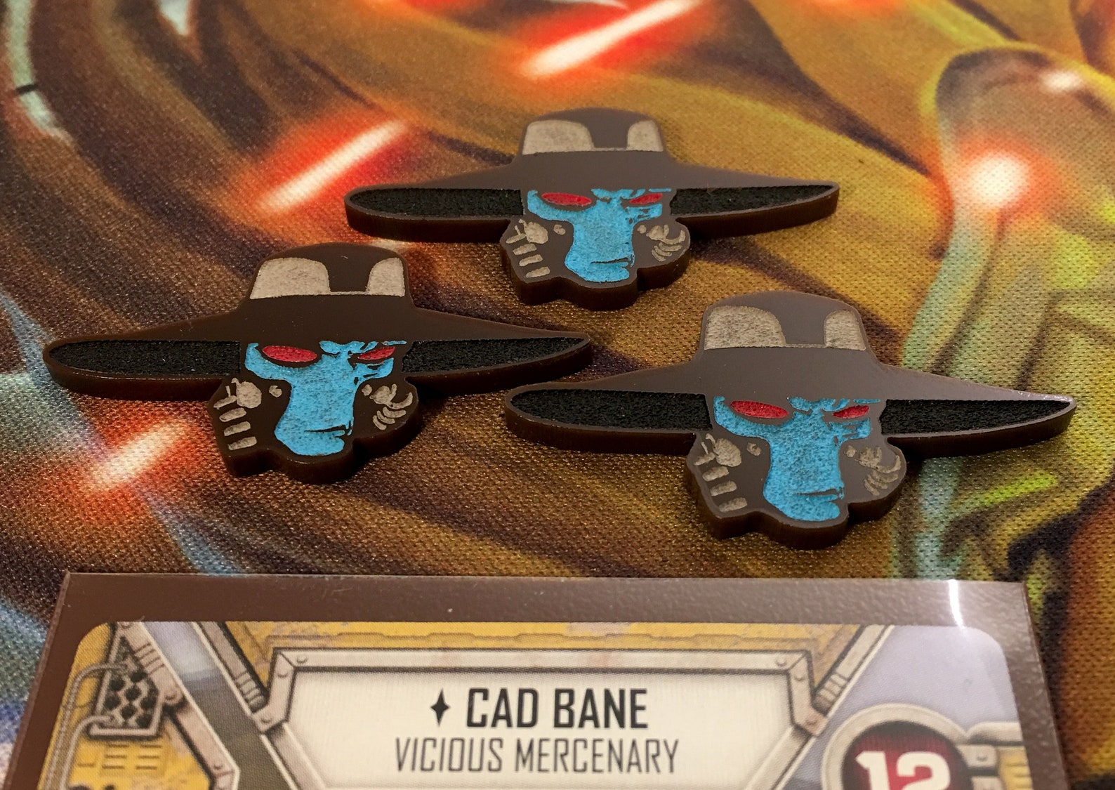 Set of 6 SW Destiny Cad Bane Shield Tokens - Etsy