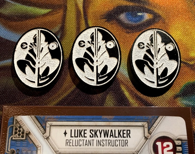 Set of 6 SW Destiny Jedi Prime Shield or Resource Tokens - Etsy