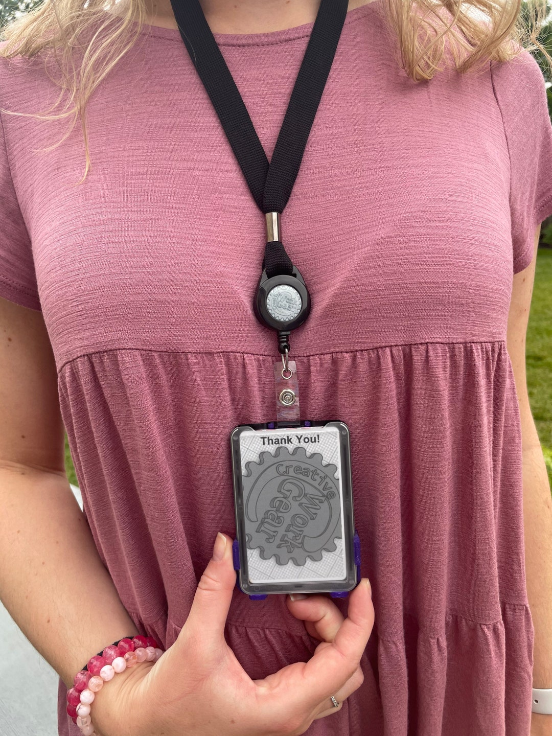 RSA Token Holder and TRIPLE ID Holder - up to 3 Badges - Etsy