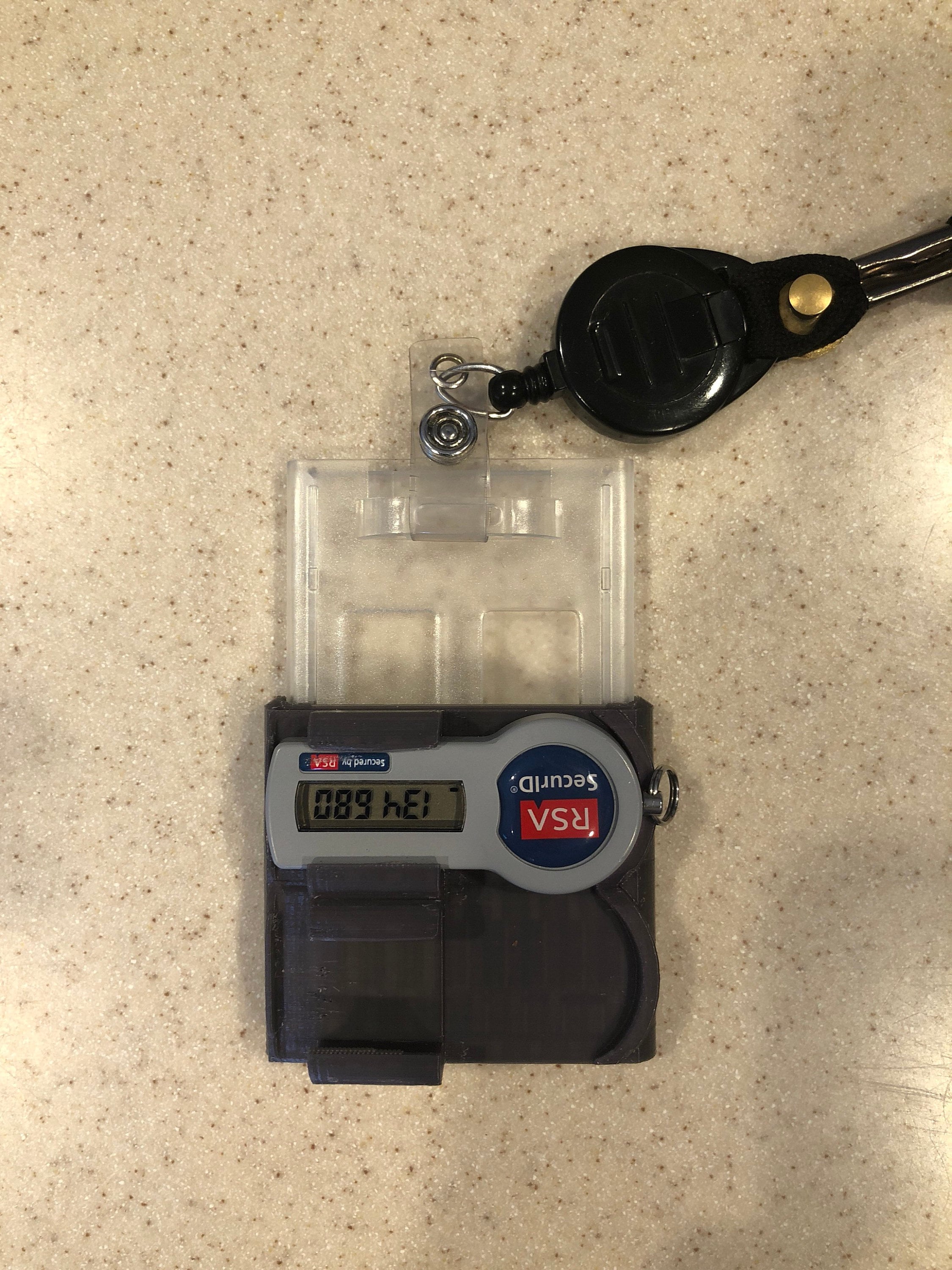 Dual RSA ID token holder and dual badge holder - Etsy.de