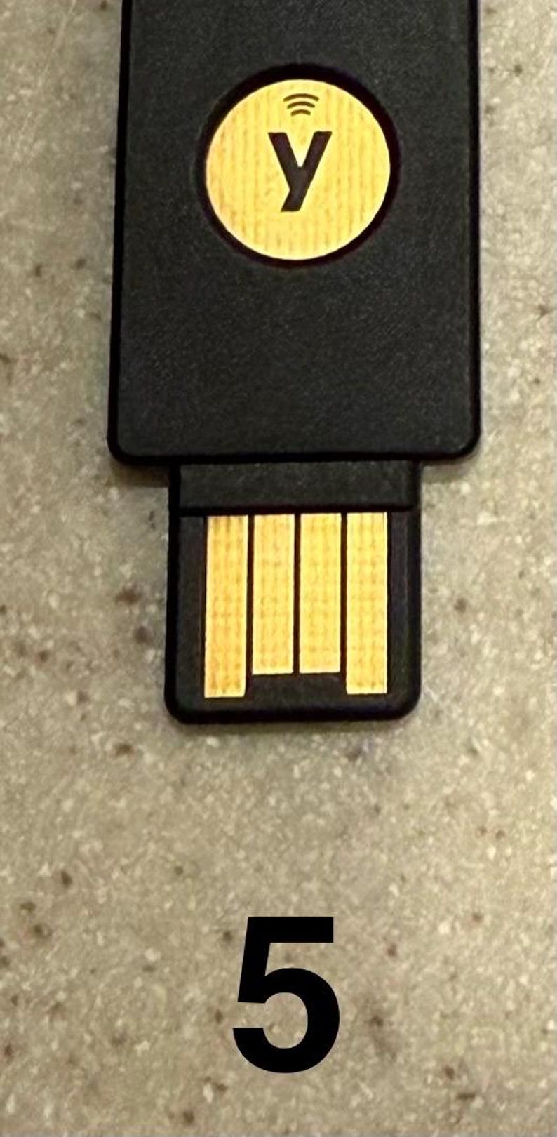 Side Slide Yubikey Token and Badge Holder With up to 3 ID Cards - Etsy