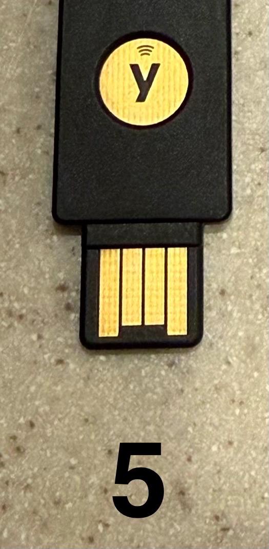 Side Slide Yubikey Token and Badge Holder With up to 3 ID Cards - Etsy