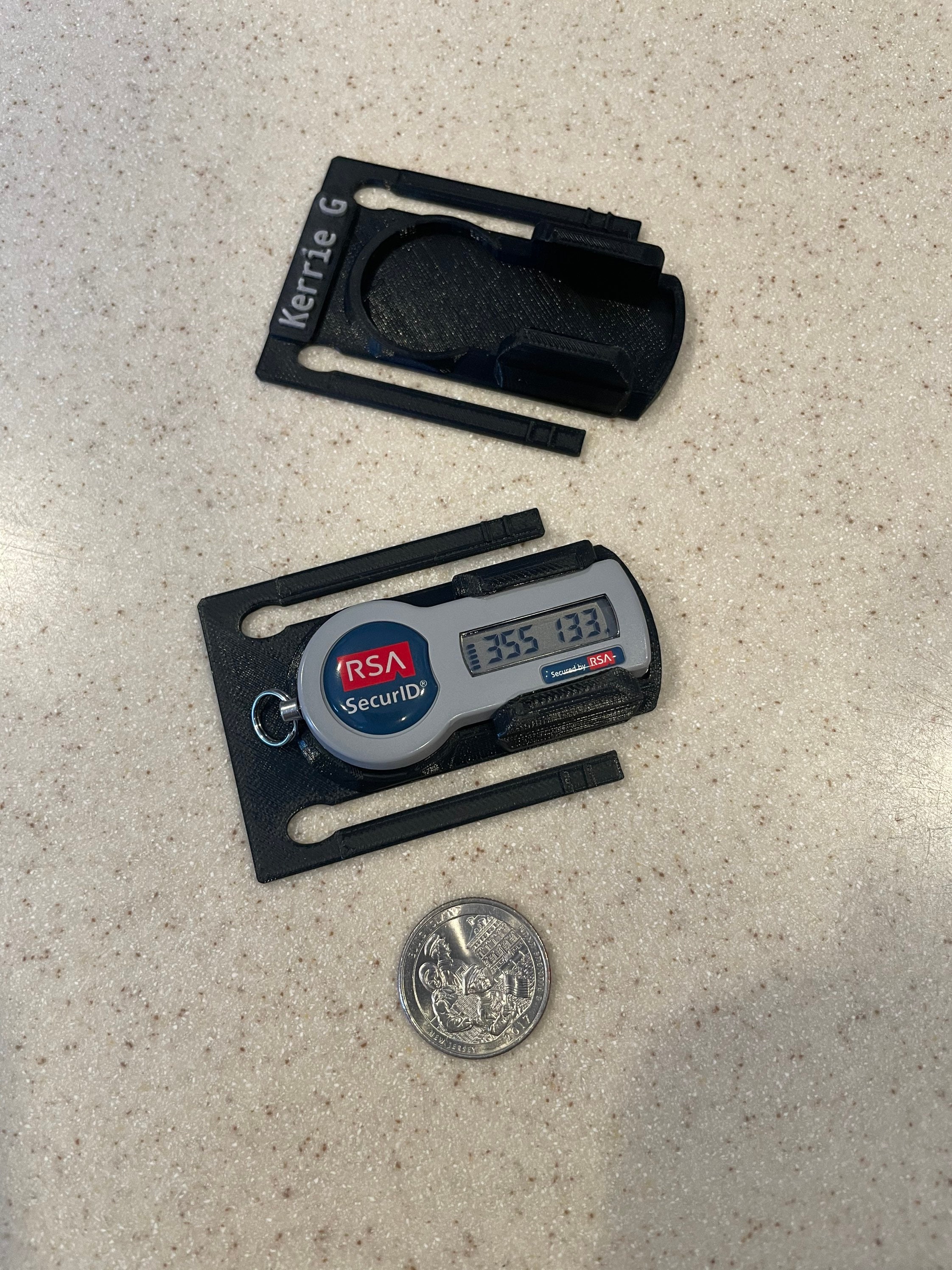 Custom 3D Printed RSA ID Token Holder for Leather ID Pouch - Etsy UK