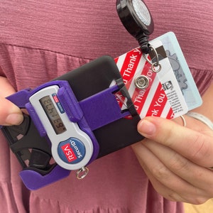 RSA Token Holder and TRIPLE ID Holder - up to 3 Badges - Etsy