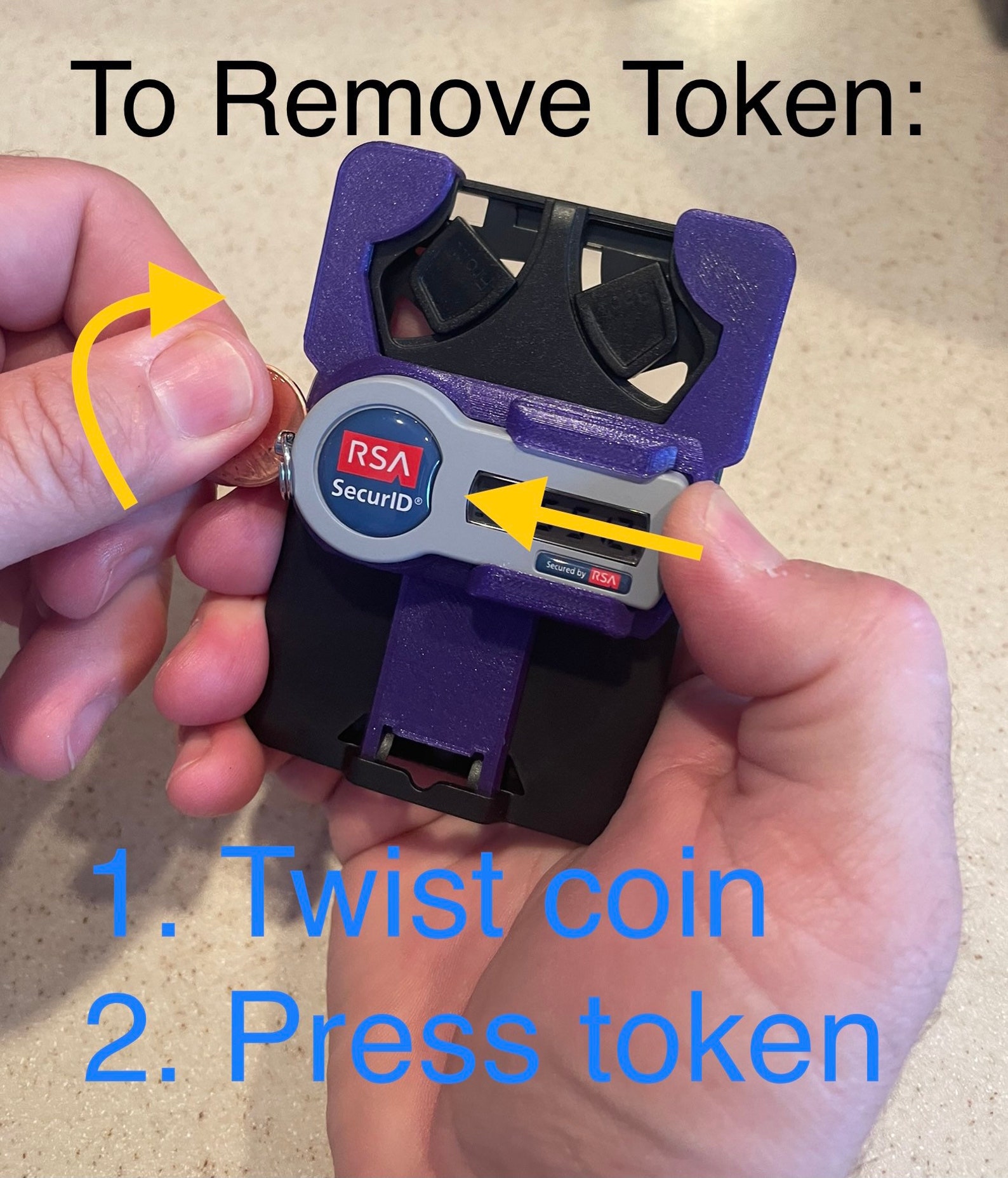 RSA Token Holder and TRIPLE ID Holder up to 3 Badges - Etsy