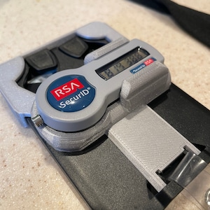 RSA Token Holder and TRIPLE ID Holder - up to 3 Badges - Etsy