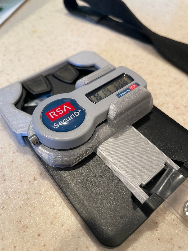 RSA Token Holder and TRIPLE ID Holder up to 3 Badges - Etsy