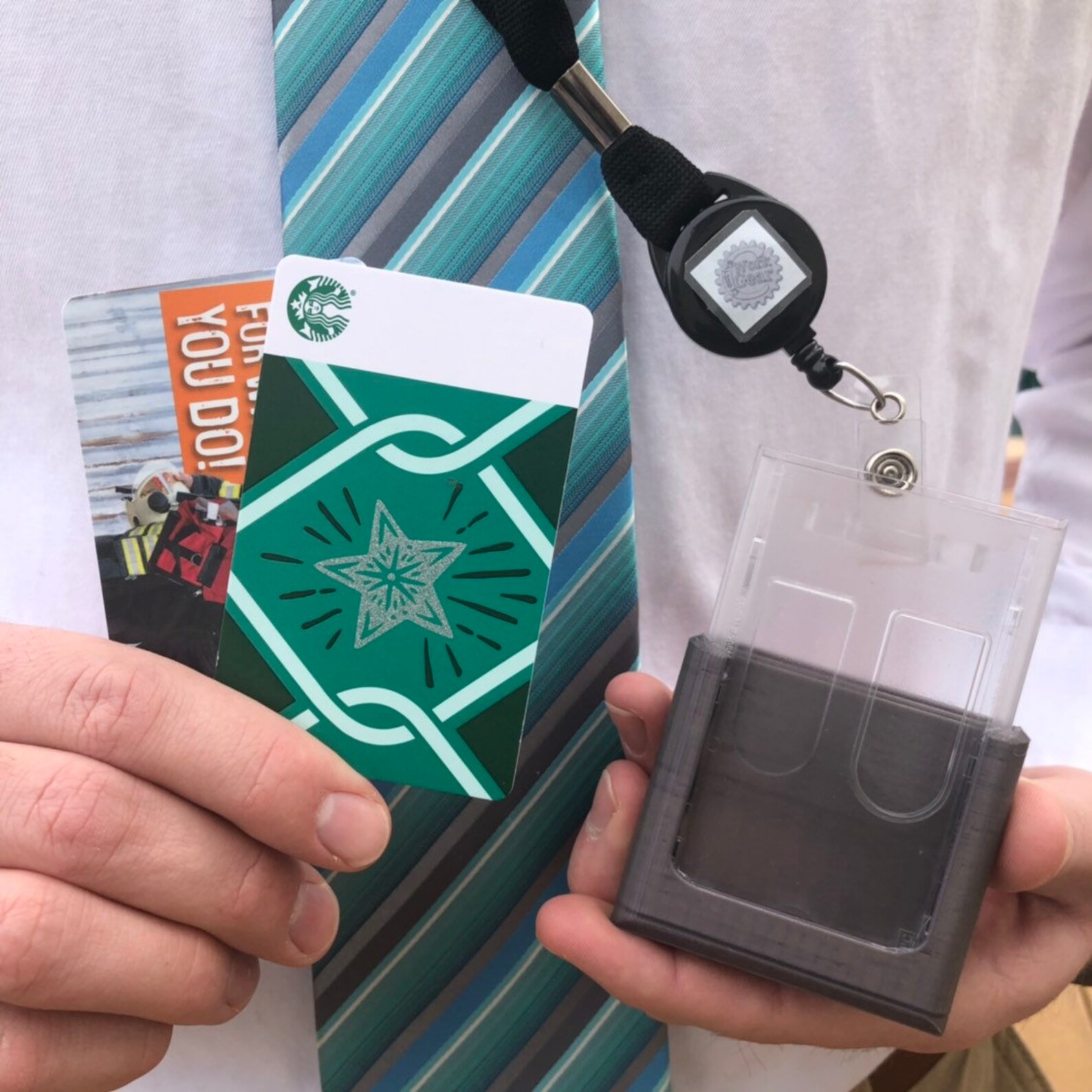 Dual RSA ID token holder and dual badge holder - Etsy.de